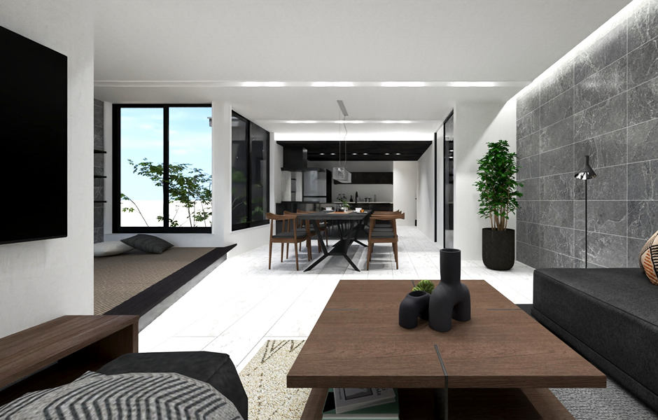 空と繋がる3階建てスカイバルコニーの家 - 創建ホームデザインシリーズ「BALISE（バリス）」